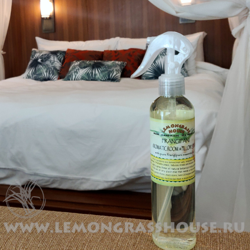 Арома-спрей для дома и белья «Франжипани» от Lemongrass House